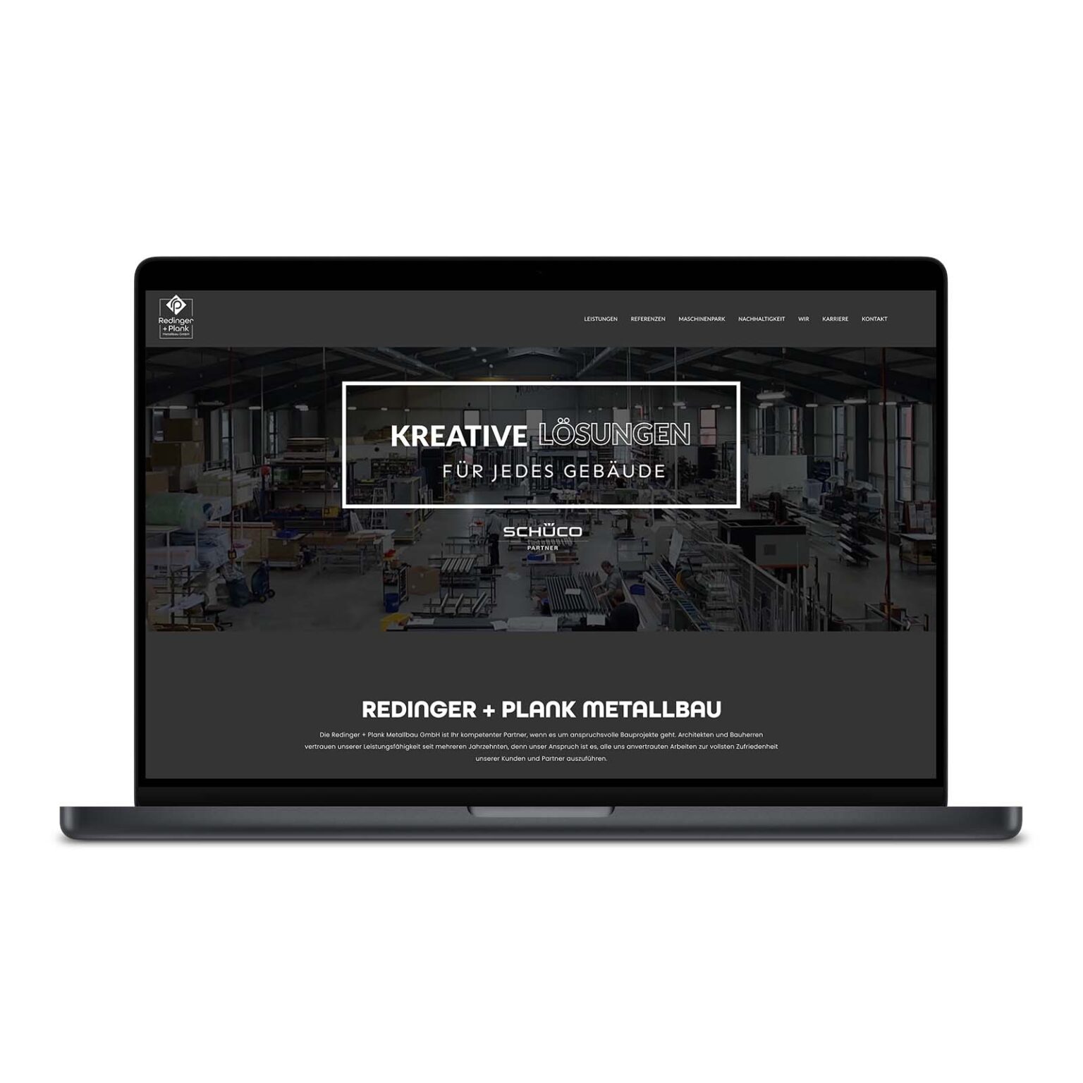 mr. pixel | Metallbau Redinger + Plank – Website